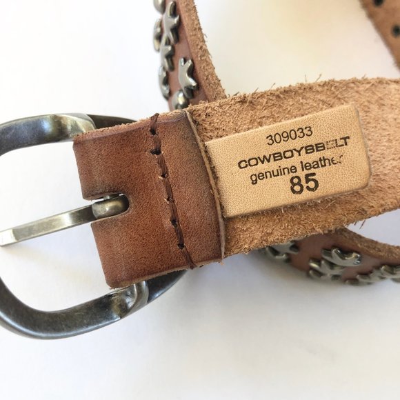 Sundance | Accessories | Sundance Stars Studded Leather Belts | Poshmark